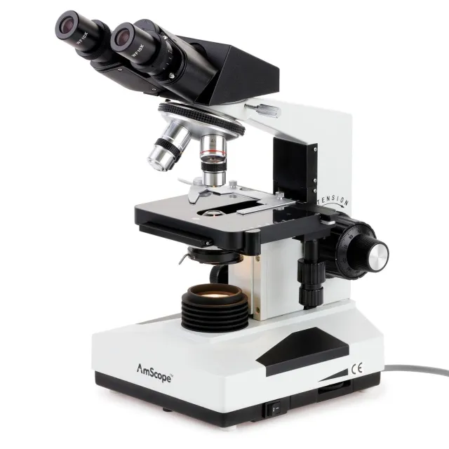 AmScope B490 Series B490A-LED-E5 – Shop Compound Binocular Microscopes ...