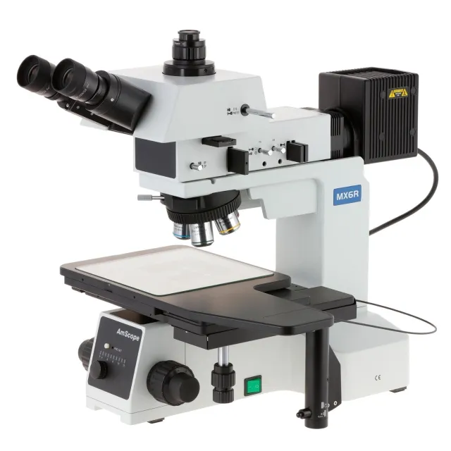 AmScope ME600 Series ME600TZA-M – Shop Compound Trinocular Microscopes ...