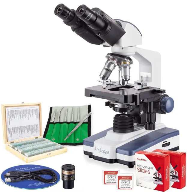 AmScope B120 Series VB-B120C-PLAT – Shop Compound Binocular Microscopes ...