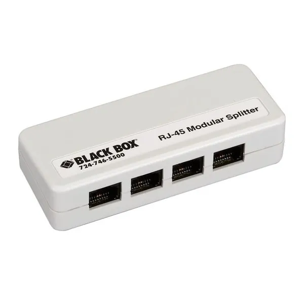 Black Box FM805-R2 RJ45 Modular Splitter, B-Pin, Unshielded, (1) RJ45