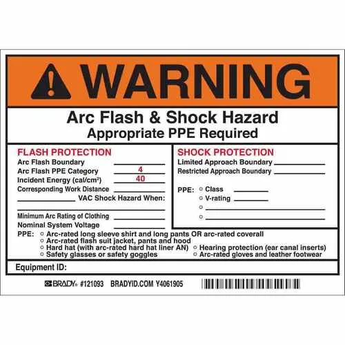 Brady 121093 – Shop Equipment Signs Online | Selectum