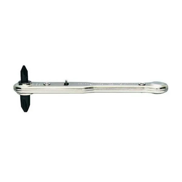 General Tools 807X Ratcheting Offset Screwdriver with Two Crosspoint B