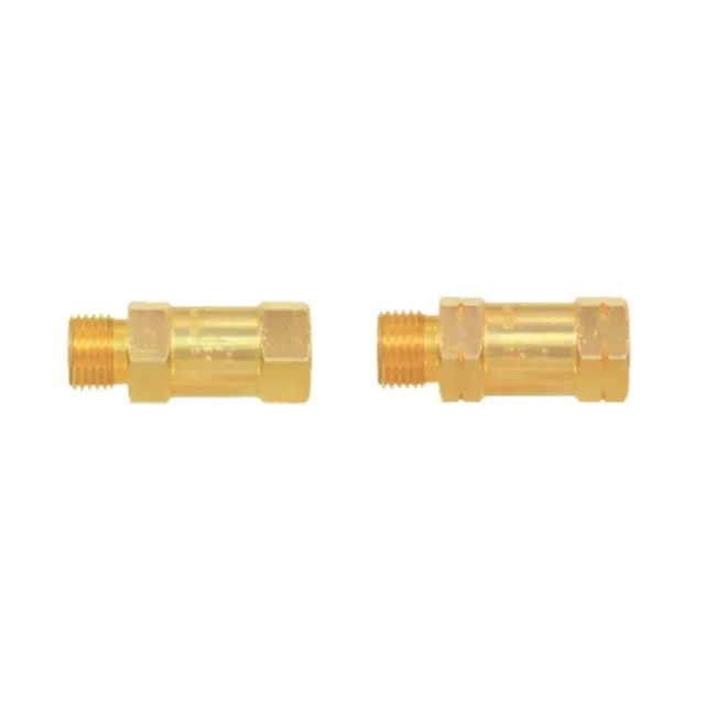 Gentac 24-CV9PRSP Check Valve, Regulator Bushing Adapter, Pair, Skin P