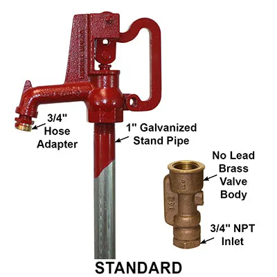 Merrill AFNL7502 Any Flow® Frost Proof Yard Hydrant - Galvanized Pipe